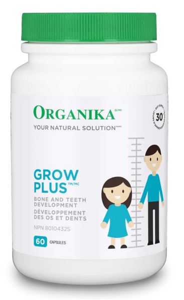 加拿大助長發育補充膠囊 Organika Grow Plus (60caps) – 食療主義有限公司 WeHealth Limited